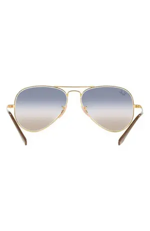 Ray-ban Aviator Metal Ii 62mm Gradient Sunglasses - Arista/pink Gradient Blue