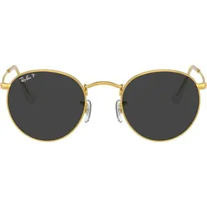 Ray-ban 47mm Polarized Round Sunglasses