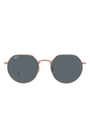 Ray-ban Ray-Ban 51mm Round Sunglasses Blue