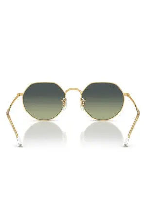 Ray-ban 51mm Round Sunglasses - Gold Flash