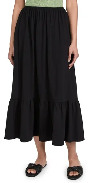 Sundry Tiered Maxi Skirt