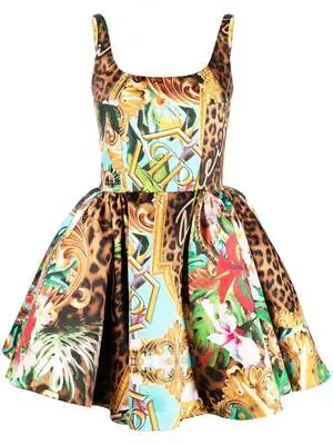 Philipp Plein Floral Cocktail Dresses