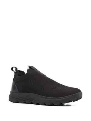 Geox Spherica Slip-on Sneakers - Black