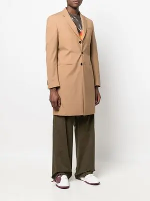 Off-White Ponte Single-breasted Slim-fit Coat