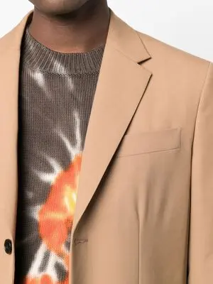 Off-White Ponte Single-breasted Slim-fit Coat