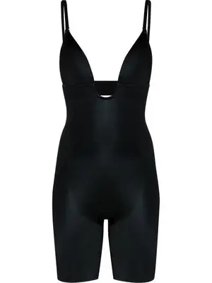 Spanx Plunge-neck Body Suit - Black