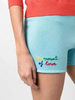 Rossignol Mount Of Love Knitted Shorts - Blue