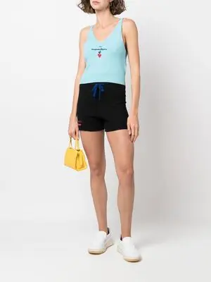 Rossignol Embroidered-logo Knitted Crop-top
