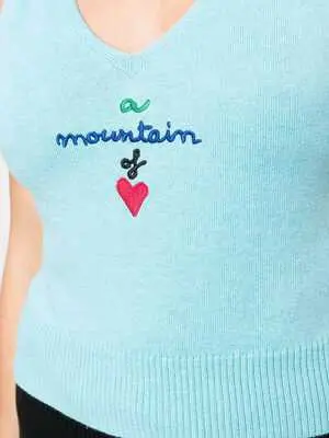 Rossignol Embroidered-logo Knitted Crop-top