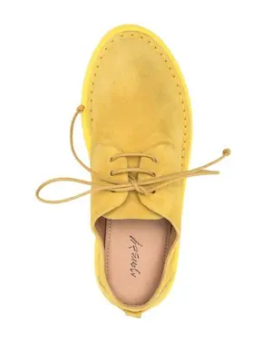 Marsèll Sancrispa Alta Suede Derby Shoes - Yellow