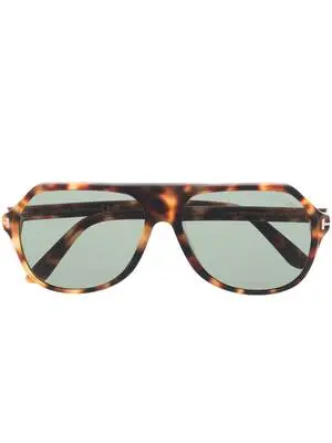 TOM FORD Pilot Frame Sunglasses - Brown