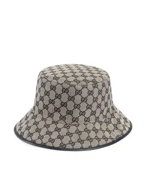 Gucci Reversible Gg And Horsebit Bucket Hat