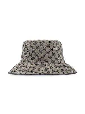 Gucci Reversible Gg And Horsebit Bucket Hat