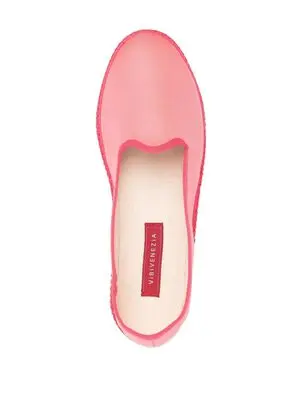 VIBI VENEZIA Olimpia Two-tone Slip-on Shoes - Pink