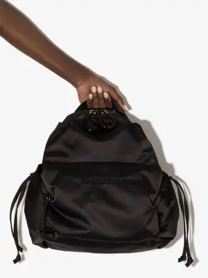 See By Chloé Tilly Satin Backpack - Black | Editorialist display picture 3