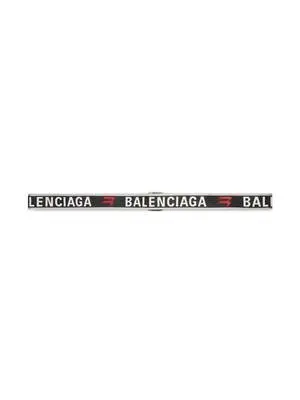 Balenciaga D-ring Logo Skinny Belt