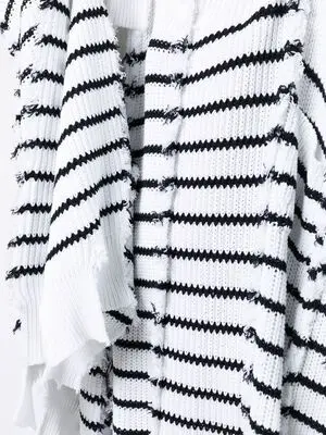 Marni Striped Knitted Cape