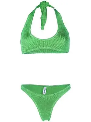 REINA OLGA Halterneck Bikini Set - Green