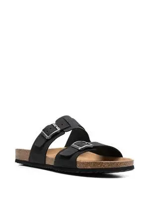 Geox Buckle-strap Sandals - Black