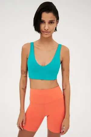 Splits59 Airweight Scoop Back Bra Lagoon