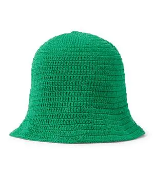 Anna Kosturova Anna Kosturova Crochet Bucket Hat Green