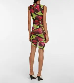 LOUISA BALLOU Printed Minidress