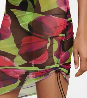 LOUISA BALLOU Printed Minidress