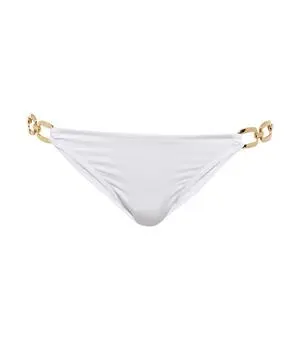 Melissa Odabash Denver Embellished Bikini Bottom - White