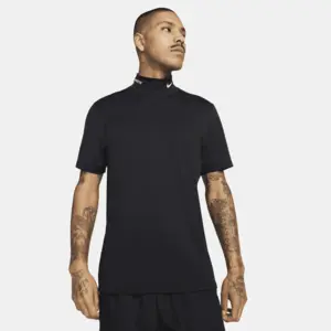 Nike Nocta Golf Short-Sleeve Mock Neck Top In Black - 14% Off