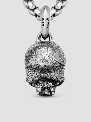David Yurman Meto Mori Skull Amulet In Sterling Silver, 16mm