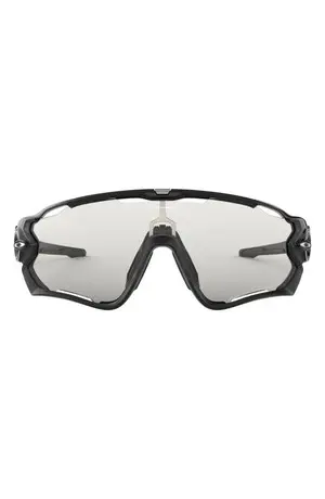 Oakley Jawbreaker™ 131mm Photochromic Shield Sunglasses - Black/photochromic