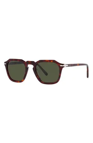 Persol 50mm Square Sunglasses - Havana