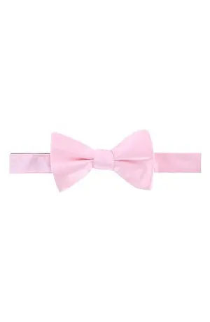 Trafalgar Trafalgar Sutton Pre-Tied Silk Bow Tie Pink