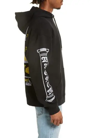 CONEY ISLAND PICNIC Lucky Number Graphic Cotton Hoodie