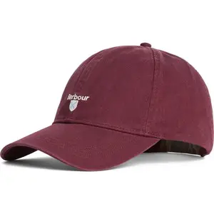 Barbour BARBOUR Cascade Baseball Cap Dk Bordeaux
