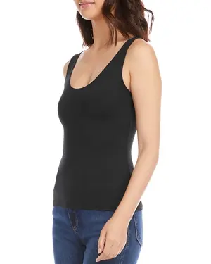Karen Kane Scoop Neck Tank - Black