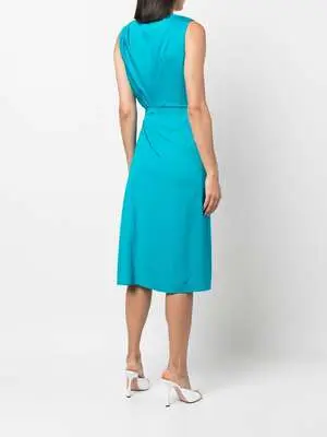 Alberta Ferretti Wrap-style Midi Dress