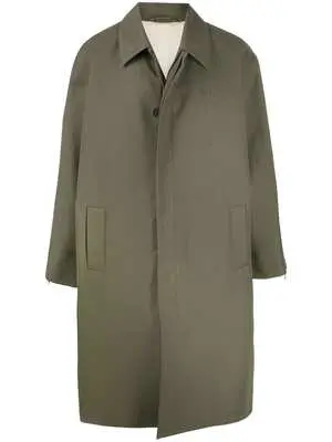 032C Logo-plaque Trench Coat