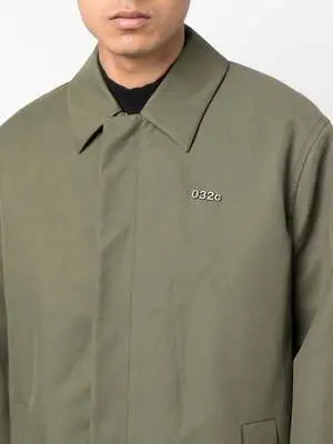 032C Logo-plaque Trench Coat