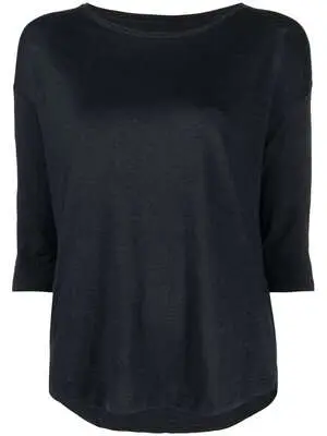 Majestic Filatures Curved Hem T-shirts For Women