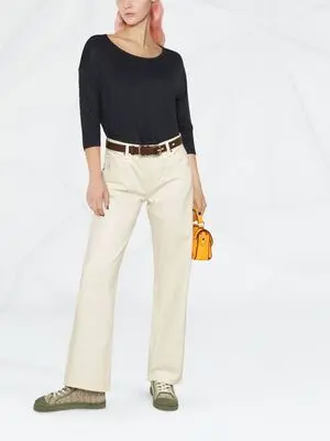 Majestic Filatures Scoop-neck Top