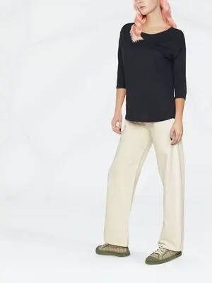 Majestic Filatures Scoop-neck Top