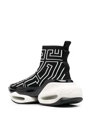 Balmain Bold Hiking Monogram Sneakers