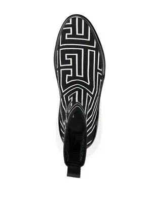 Balmain Bold Hiking Monogram Sneakers