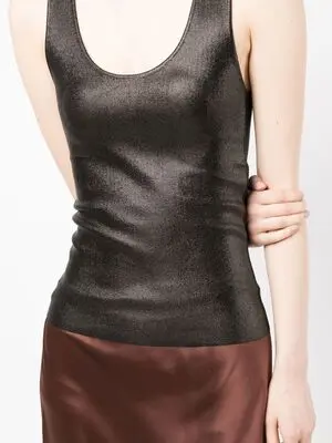 TOM FORD Metallized Sleeveless Top
