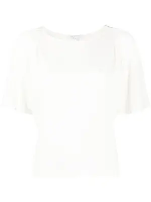 Patrizia Pepe Relaxed-fit Short-sleeve T-shirt - White