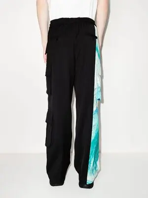 FENG CHEN WANG Panelled Drawstring Cargo Pants