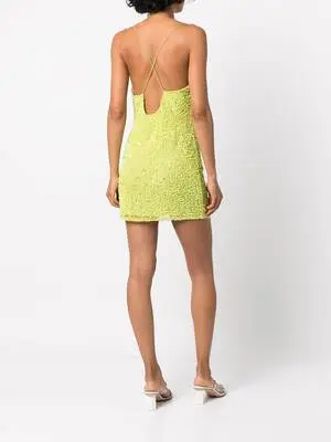 Retrofete Sequin Embellished Mini Dress
