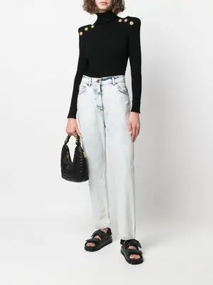 Balmain High-rise Boyfriend Jeans