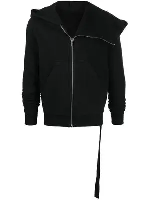 Rick Owens Mountain Asymmetric-zip Hoodie